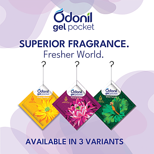 Buy Odonil Gel Pocket - Assorted Flavours, Infused With Essential Oils ...