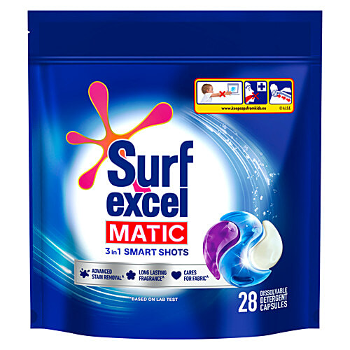 Buy Surf Excel Matic 3 In 1 Smart Shots Online at Best Price of Rs 420 ...