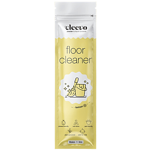 Buy Cleevo Powder To Liquid Floor Cleaner - Lemon Online at Best Price ...