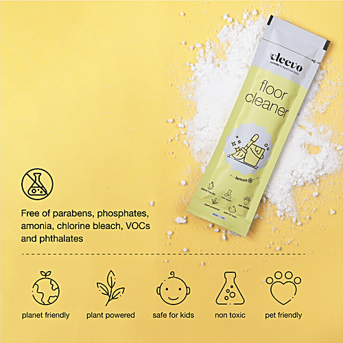 Buy Cleevo Powder To Liquid Floor Cleaner - Lemon Online at Best Price ...