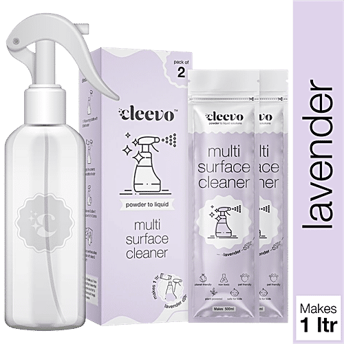 Buy Cleevo Powder To Liquid Multi Surface Cleaner - Lavender Online at ...