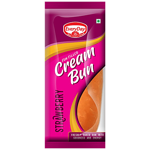Buy Everyday Strawberry Cream Bun Online at Best Price of Rs 15 - bigbasket