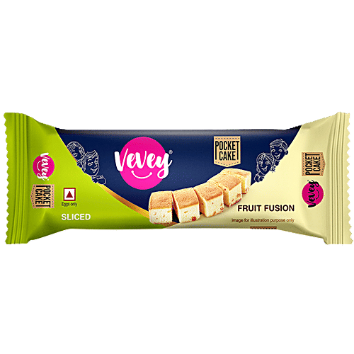 Buy VEVEY Fruit Fusion Sliced Pocket Cake Online at Best Price of Rs 10 ...
