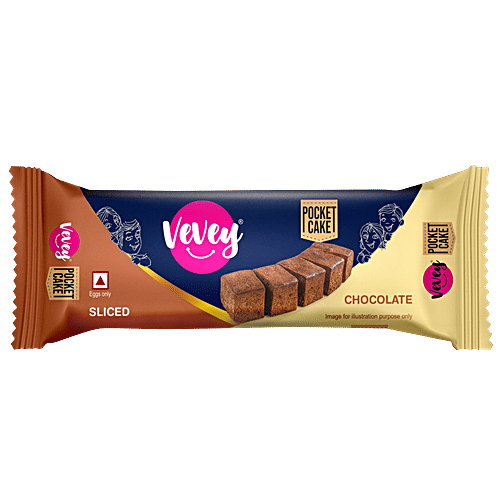 Buy VEVEY Chocolate Sliced Pocket Cake Online at Best Price of Rs 10 ...