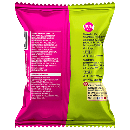 Buy VEVEY Vanilla Cream-Filled Pocket Cake Online at Best Price of Rs 5 ...