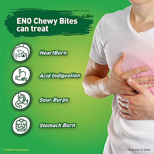 Buy Eno Gentle & Effective Chewable Antacid Tablet - Tangy Lemon ...