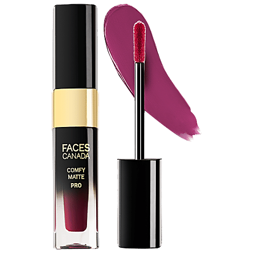 Buy Faces Canada Comfy Matte Pro Liquid Lipstick - No Dryness, Up To 10 ...