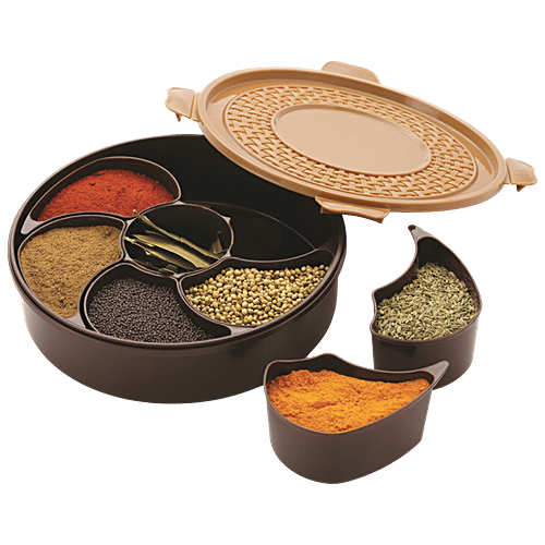 Buy Nakoda Masala & Spice Storage Box - Multipurpose Assorted Colour ...