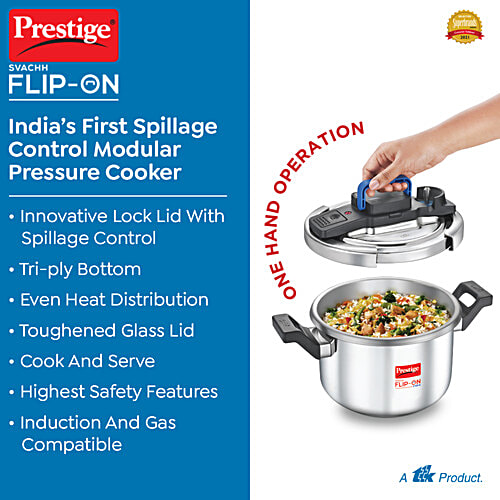 Buy Prestige Svachh Flip-On Stainless Steel Spillage Control Pressure ...