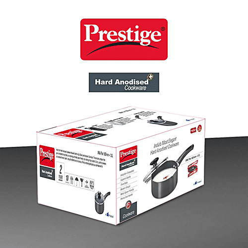 Buy Prestige Hard Anodised Plus Gas & Induction Compatible Milk Pan ...