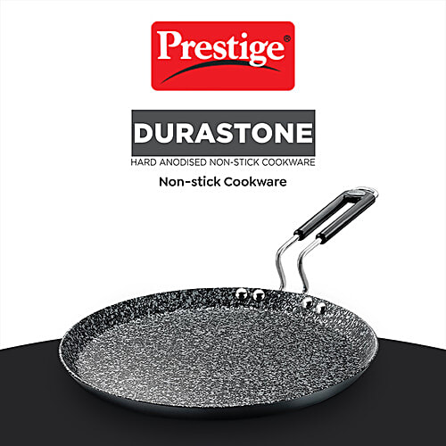 Buy Prestige Durastone Hard Anodised 6 Layer Non-Stick Omni Tawa - 29 cm, Black Online at Best ...