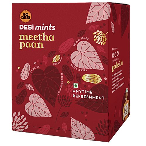 Buy GO DESi Meetha Paan - Desi Mints Mouth Freshener Online at Best ...