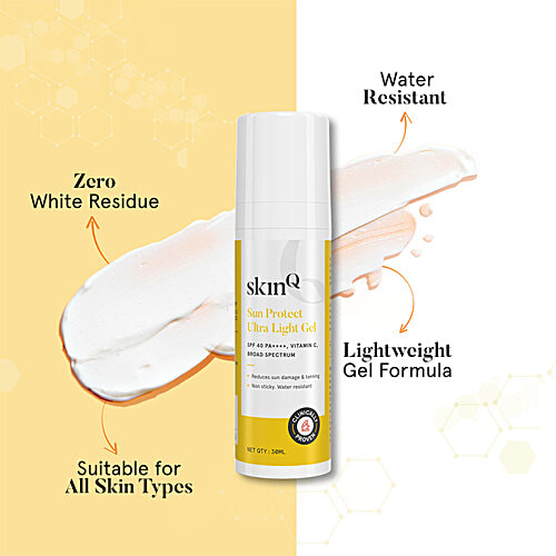 Buy SkinQ Sun Protect Ultra Light Gel SPF 40 PA++++ Online at Best ...