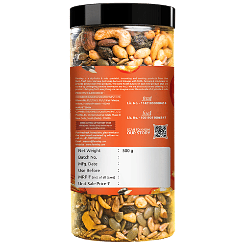 Buy Farmley Party Mix - Mixed Nuts, Healthy Snacks Contains Mixed Dry ...