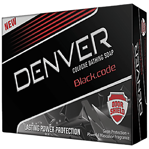 Buy Denver Black Code Cologne Bathing Soap Online at Best Price of Rs ...