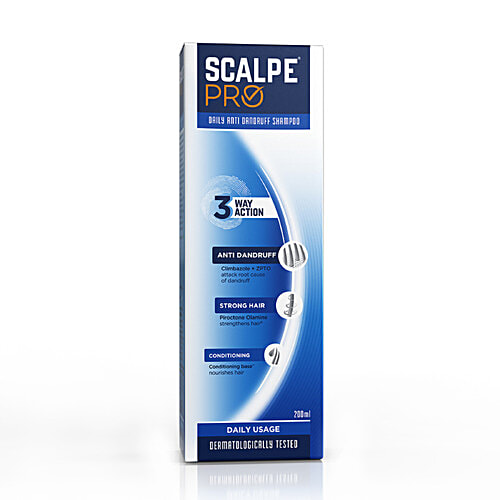 Buy Scalpe Pro Anti-Dandruff Shampoo - Strong & Smooth Hair, Daily Use ...