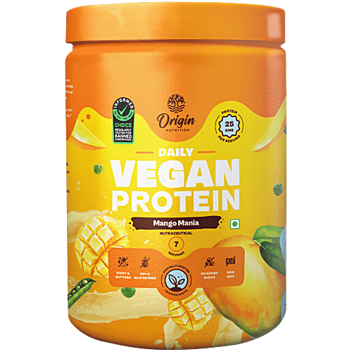 Buy Origin Nutrition Vegan Protein Powder - Mango Mania Online at Best ...