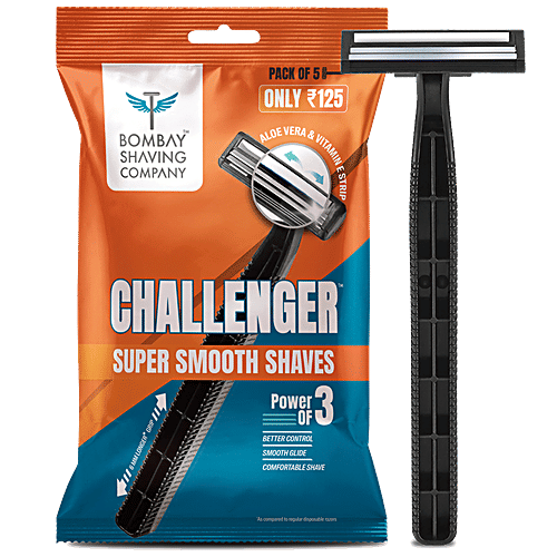 Buy Bombay Shaving Company Disposable Shaving Razor - With Rubber Grip ...