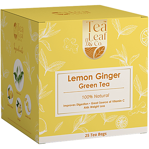 Buy Tea Leaf & Co. Lemon Ginger Green Tea Online at Best Price of Rs ...