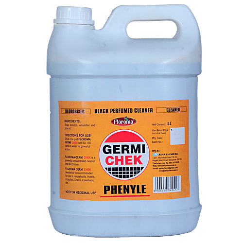 Buy Floroma Germi Chek Black Phenyle - Perfumed Cleaner, Deodoriser ...