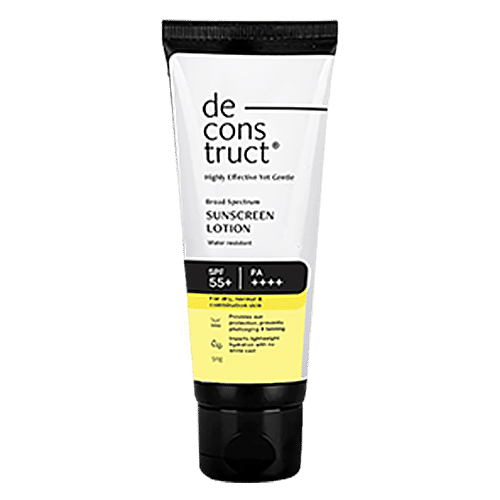 Buy Deconstruct Sunscreen Lotion - SPF 55+ and PA ++++ - Broad Spectrum ...