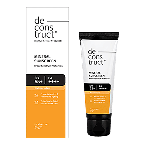 Buy Deconstruct Tinted Mineral Sunscreen - SPF 55+ and PA++++ - Broad ...