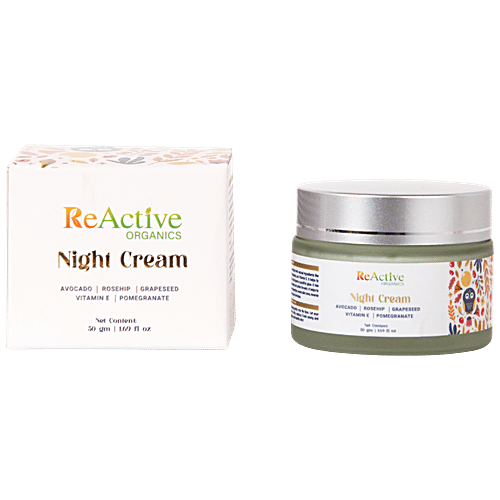 Buy ReActive Organics Night Cream Online at Best Price of Rs 495 ...