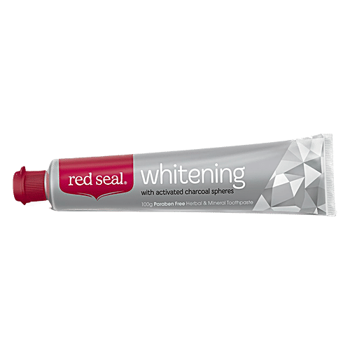 Buy Red Seal Whitening Toothpaste - With Activated Charcoal Spheres ...