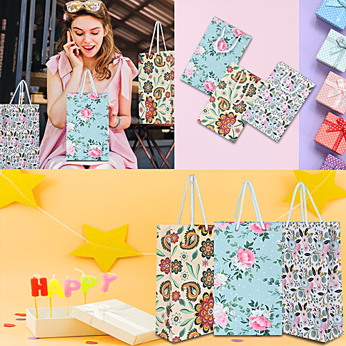 Buy DP Paper Gift Bags - Assorted Design, Small Online at Best Price of ...