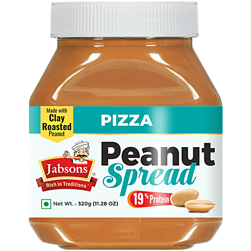 Buy JABSONS Peanut Spread - Pizza, 19% Protein Online at Best Price of ...