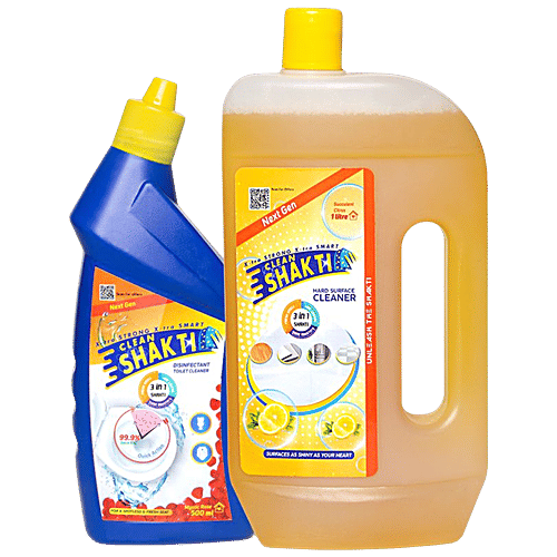 Buy Clean Shakti Disinfectant Toilet Cleaner & Hard Surface Cleaner ...