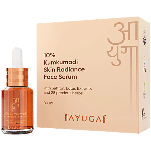 Buy Ayuga 10% Kumkumadi Skin Radiance Face Serum With Saffron & Lotus ...