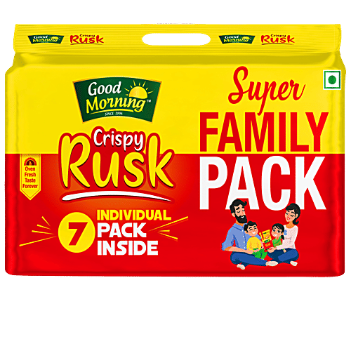 Buy Good Morning Super Family Pack Crispy Rusk Online at Best Price of ...