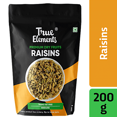 Buy True Elements Seedless Raisins Online at Best Price of Rs 204.8 - bigbasket
