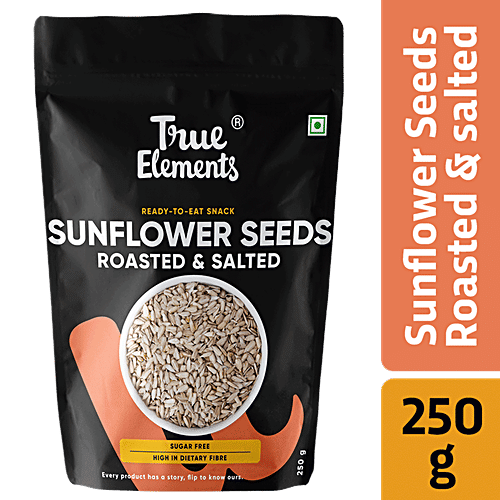 Buy True Elements Sunflower Seeds Roasted & Salted Online at Best Price ...