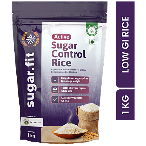 Buy Sugar.Fit Active Sugar Control Rice Online at Best Price of Rs 180. ...