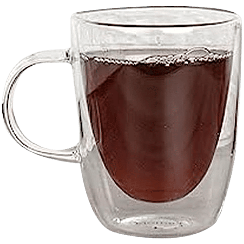 Buy Femora Borosilicate Glass Double Walled Tea Cup Online at Best ...
