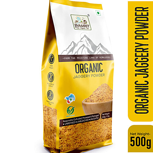 Buy Jivamrit Organic Jaggery Powder Online at Best Price of Rs 72 ...