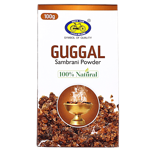 Buy Cycle Guggal Sambrani Powder - 100% Natural Online at Best Price of ...