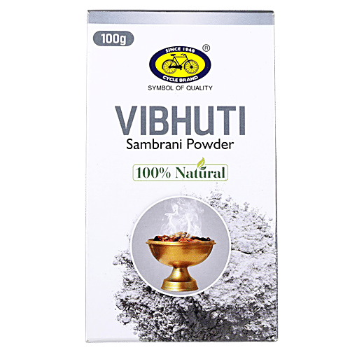 Buy Cycle Vibhuti Sambrani Powder - 100% Natural Online at Best Price ...