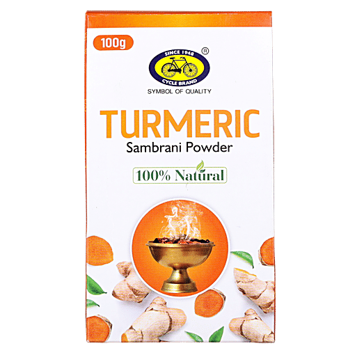 Buy Cycle Turmeric Sambrani Powder - 100% Natural Online at Best Price ...
