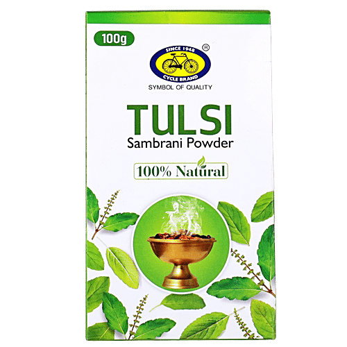 Buy Cycle Tulsi Sambrani Powder - 100% Natural Online at Best Price of ...