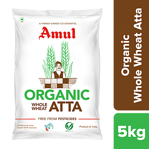 Buy Amul Organic Whole Wheat Atta Online at Best Price of Rs 315 ...