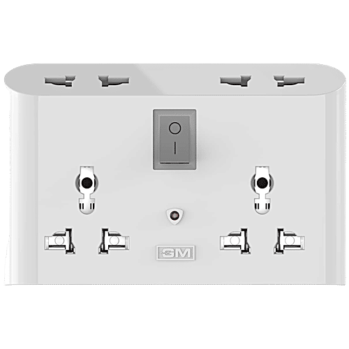 Buy GM 3 Pin Universal Multi Plug Travel Adaptor With 6 AMP For Home ...