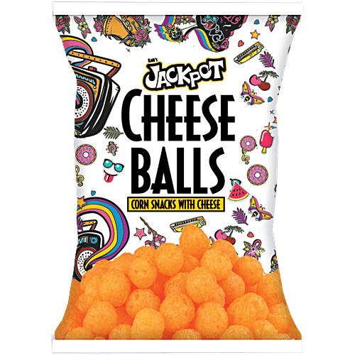 Buy Kab's Jackpot Cheese Balls Corn Snacks Online at Best Price of Rs ...