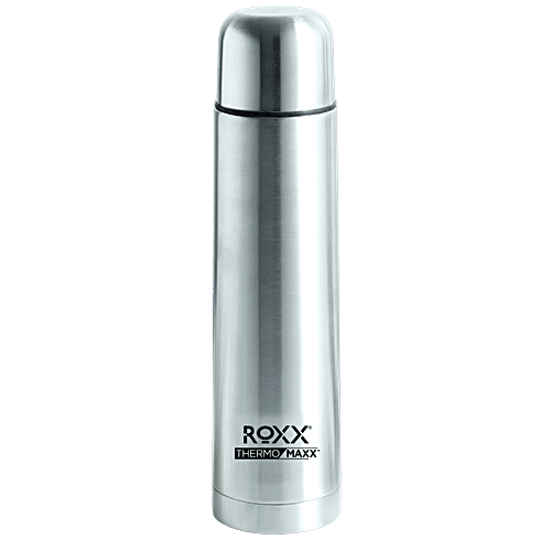 Buy Roxx Stainless Steel Basic Bullet Flip Lid Double Walled Vaccum ...