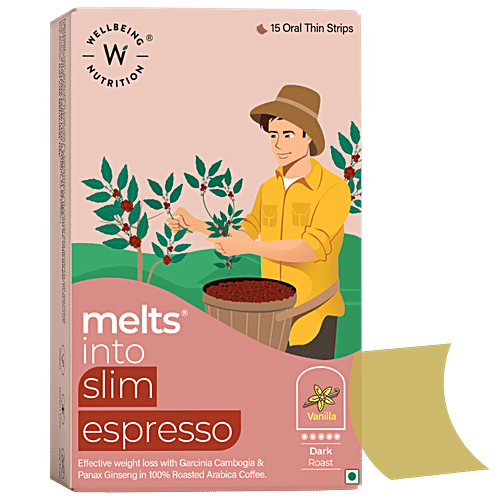Buy Wellbeing Nutrition Melts Slim Espresso Coffee Oral Thin Strips ...
