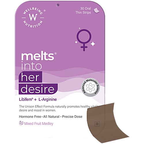 Buy Wellbeing Nutrition Melts Into Her Desire Female Booster, Stamina ...