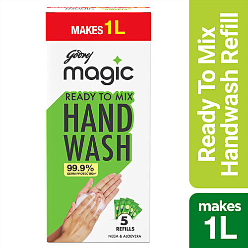 Buy Godrej Magic Ready To Mix Hand Wash - Neem & Aloevera Online at ...