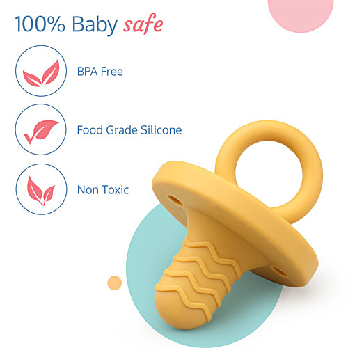 Buy LuvLap Silicone 2 In 1 Baby Soother Pacifier & Teether - 3M+ Online ...